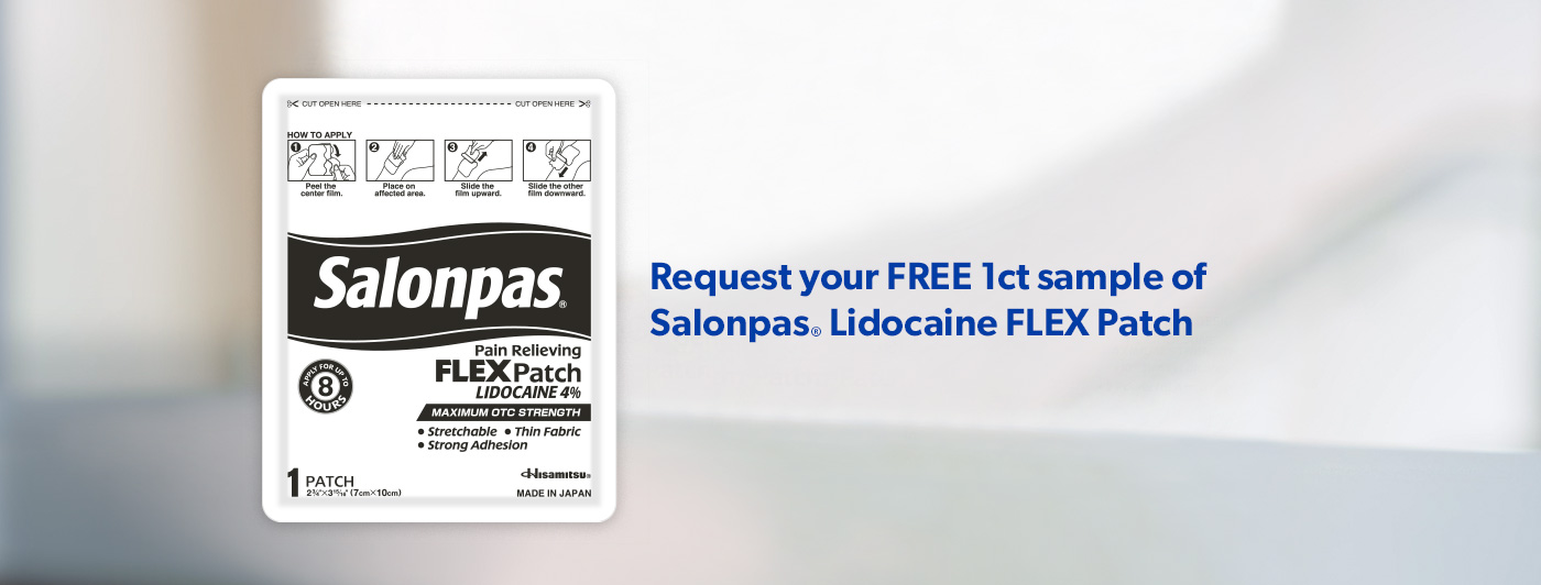 Free Salonpas Lidocaine FLEX Patch Sample! – The Value Palace