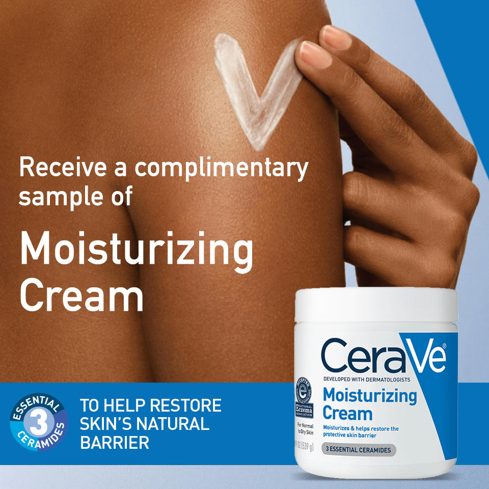FREE CeraVe Moisturizing Cream Sample! – The Value Palace