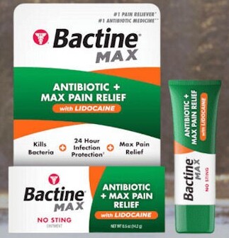 Free Bactine Max Strength Antibiotic+Pain Relieving Ointment Sample ...